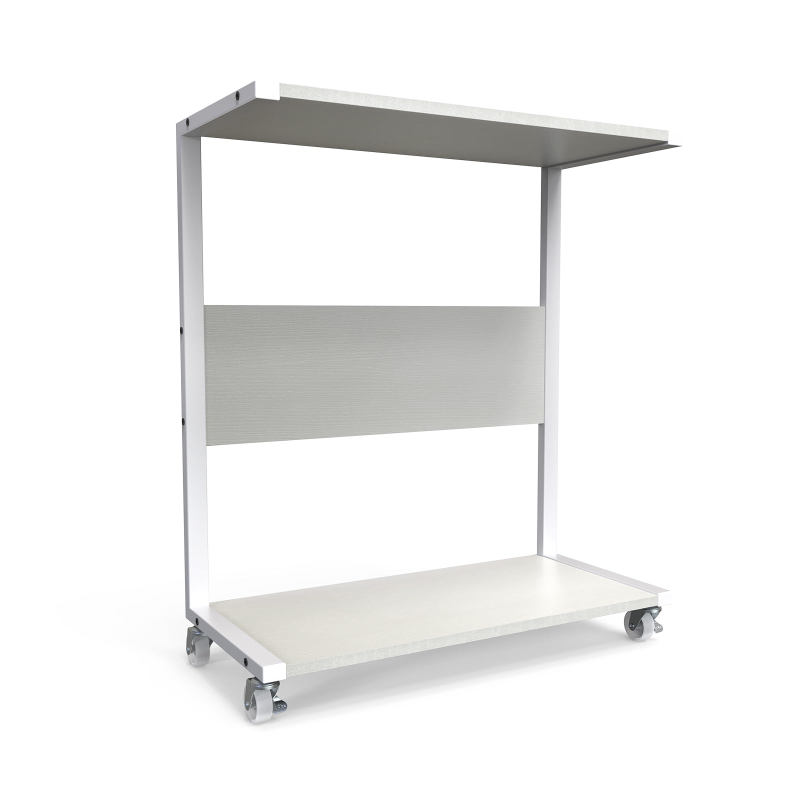 Amazon.com: 360Tronics Computer Tower Stand White, Upgrade 2-Tier Extra ...