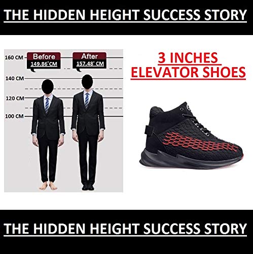 Buy Men's 3 Inch Hidden Height Increasing/Height Elevator Stylish ...