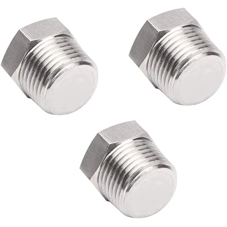 Metalwork 304 Stainless Steel Pipe Fitting, Hex Socket Countersunk Plug ...