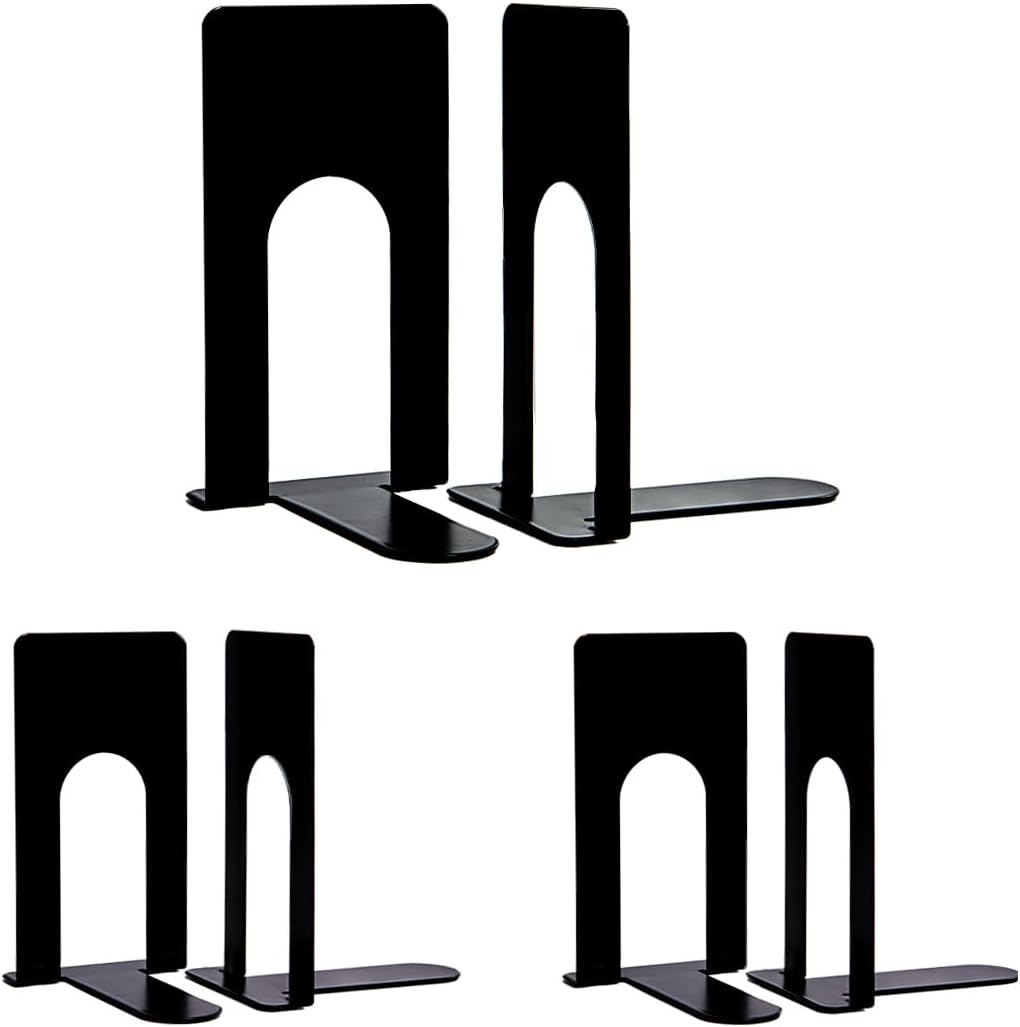 Amazon.com: Book Ends, Heavy Duty Bookends to Hold Books, Metal ...