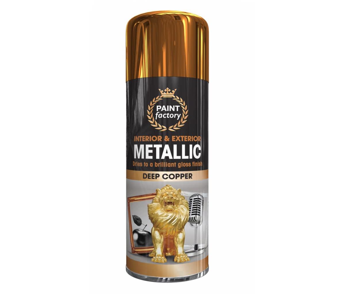 SuperGift.com 400ml Multipurpose Metallic Aerosol Spray Paint Quick ...