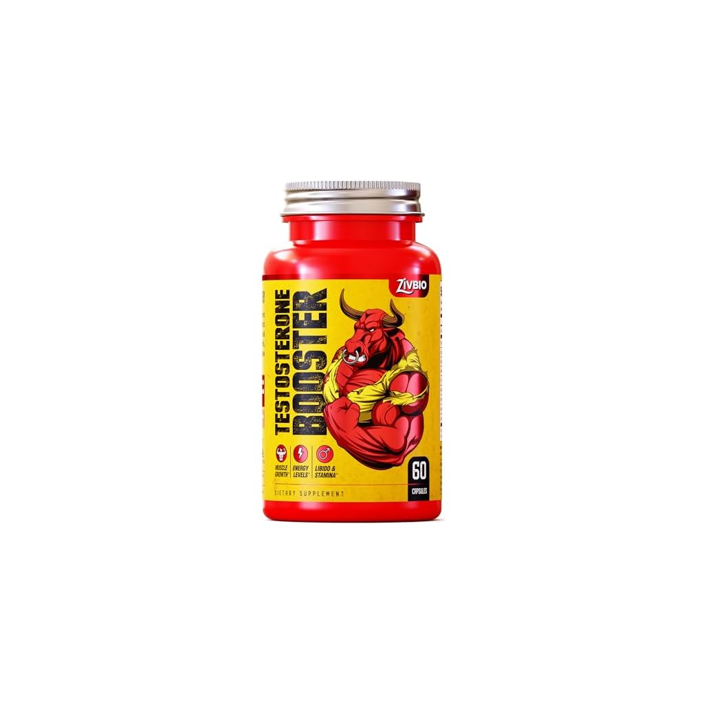 Testosterone Booster Supplement For Men - Ashwagandha, Tongkat Ali, DIM ...