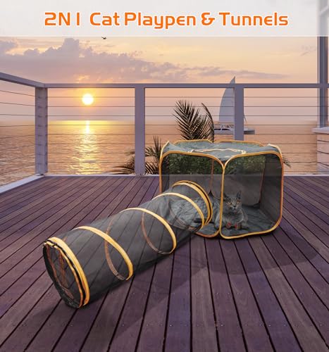 Snapklik.com : MAMI&BABI Catio Cat Outdoor Enclosure For Indoor Cats ...