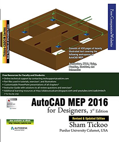 Amazon.com: AutoCAD MEP 2016 for Designers, 3rd Edition eBook : Purdue ...