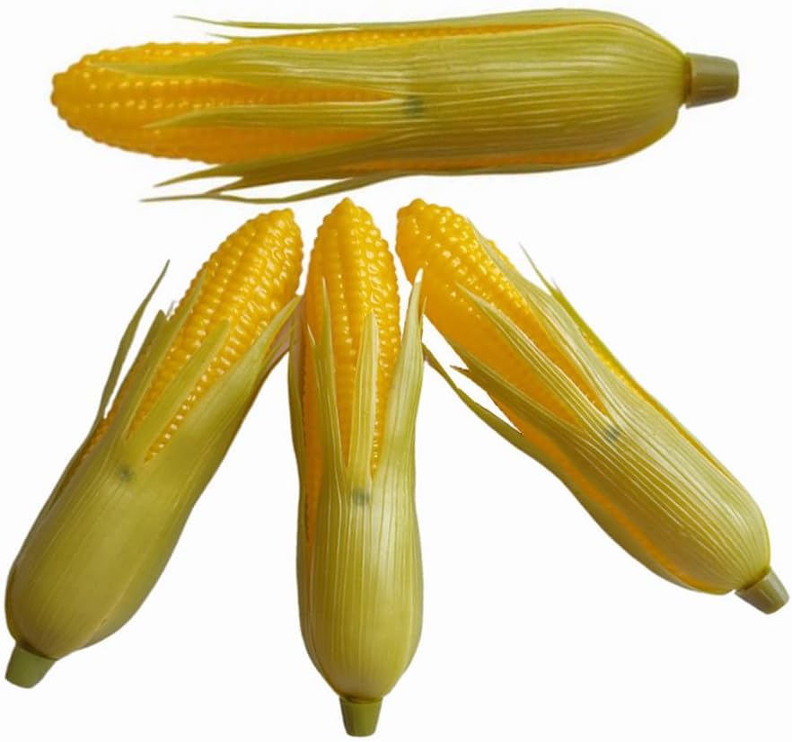 Amazon.com: Jilukibo Plastic Artificial Corn, Lifelike Corn Simulation ...