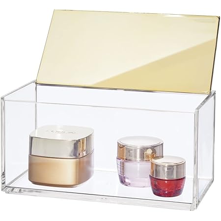 Amazon.com: mDesign Long Plastic Cosmetic Storage Organizer Box ...