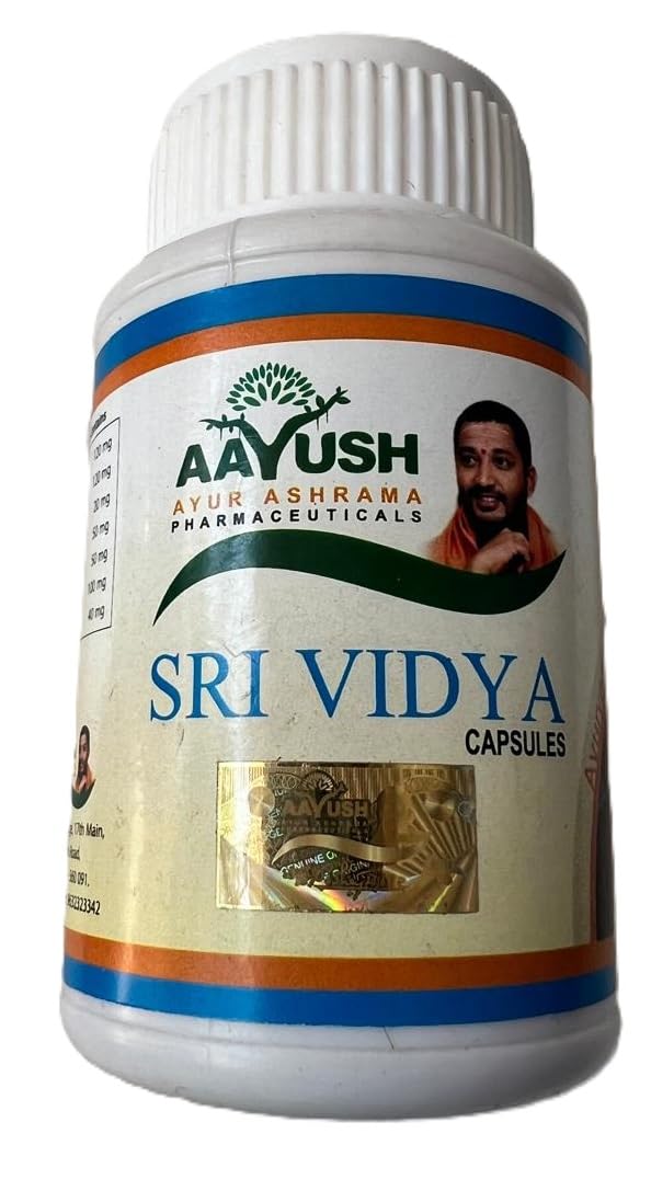 AYUR ASHRAM Ayur Sri Vidya 60 Capsules : Amazon.in: Health & Personal Care