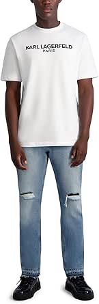 Karl Lagerfeld Paris Pantalón Vaquero de Piel con Bolsillo Ligero Jeans ...