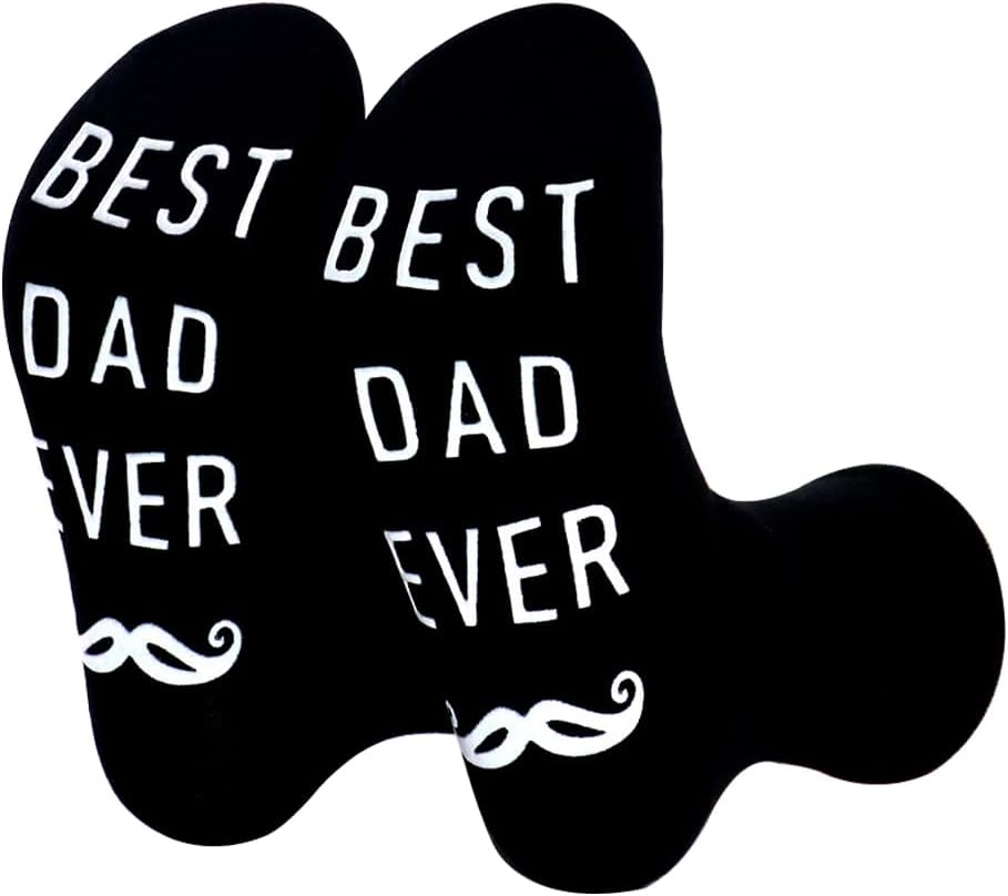 Funny Dad Socks,Geli Best Dad Ever Socks for Dad, Novelty Father's Day ...