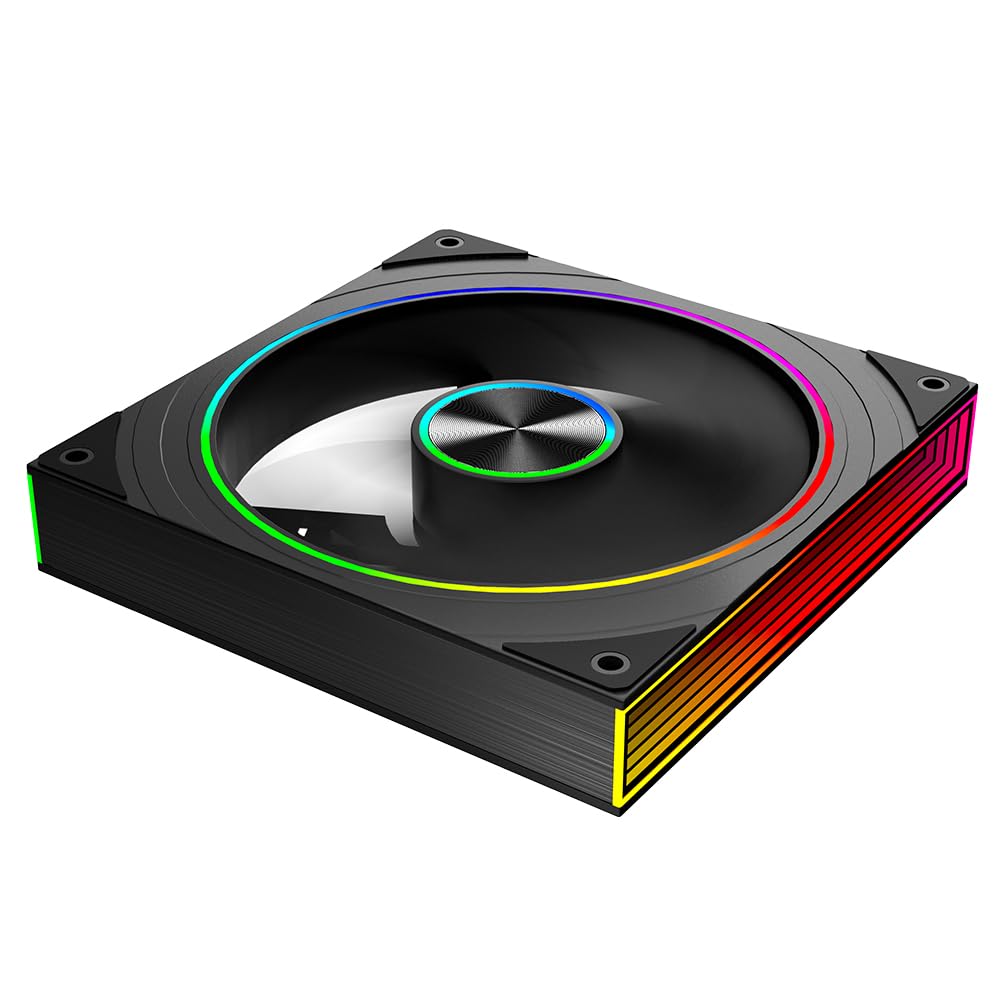 Snapklik.com : Transwarp 140mm RGB Reverse Fan, Infinity Mirror 5V ARGB ...