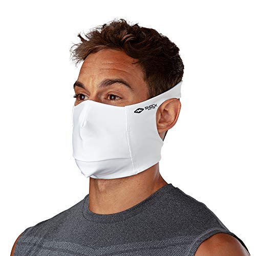 Shock Doctor Reusable Face Mask for Athletes. Play-Safe Facemask with ...