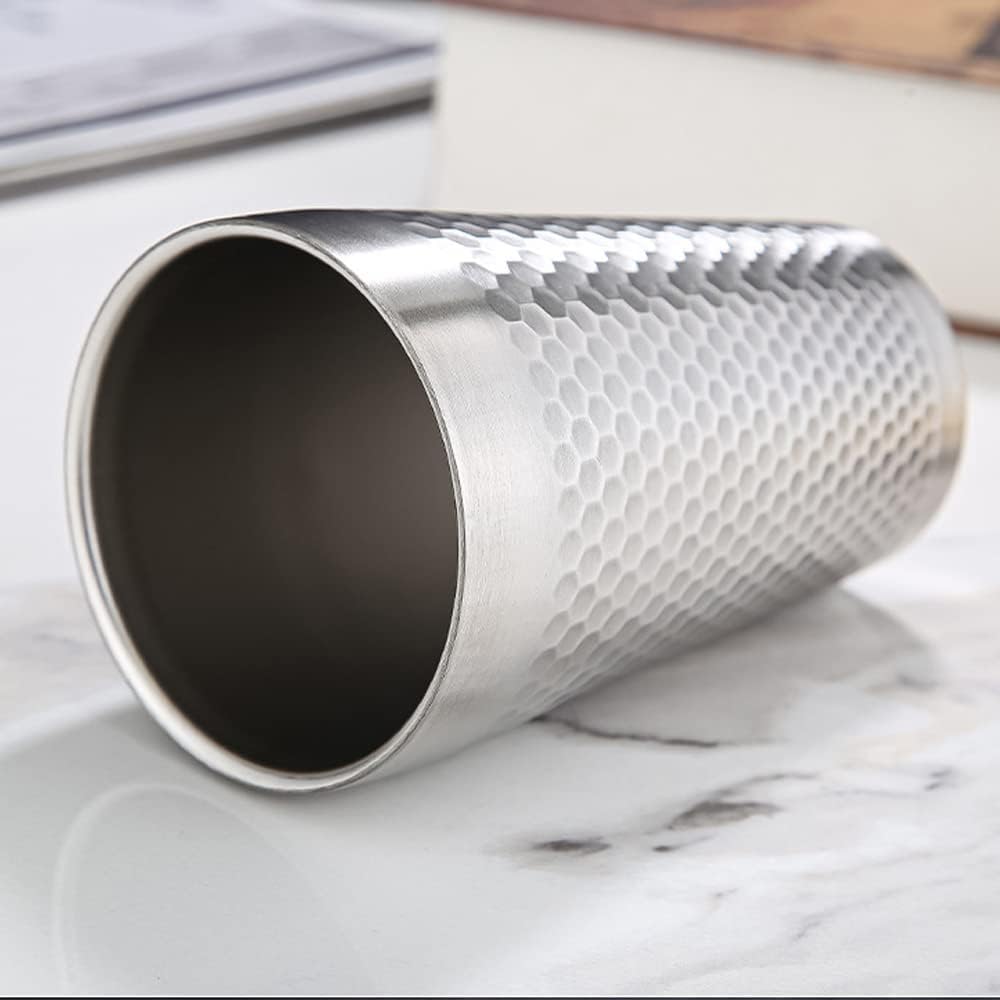 Amazon | 1個 300mlステンレス カップ サーモタンブラー ペア 真空断熱 二重構造 ステンレス シルバー 冷温両用 赠物 (300ml(1個)) | Generic | タンブラーグラス