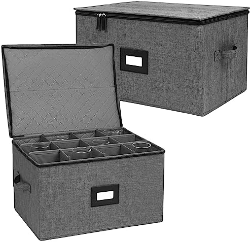 Amazon.com: Mayniu Wine Glass Storage 2 Pack, Stemware Storage ...