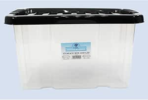 Amazon.com: TML Storage Box & Lid (16 x 12 x 9in) (Clear) : Home & Kitchen