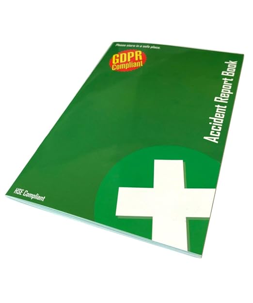 First Aid Accident Report Book - HSE, RIDDOR & GDPR Compliant : Amazon ...