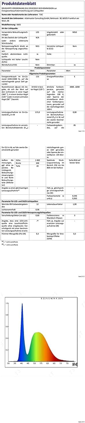 TJSC LED Pendelleuchte Esstisch, 148W Dimmbar Hängeleuchte mit ...