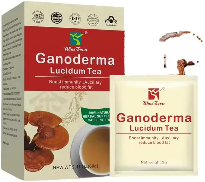 Amazon.com : Generic Organic Reishi Mushroom Tea, Adaptogen Ganoderma ...