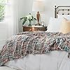 Amazon.com: GINAMUSE Multi-Color Pink Cable Knitted Throw Blanket for ...