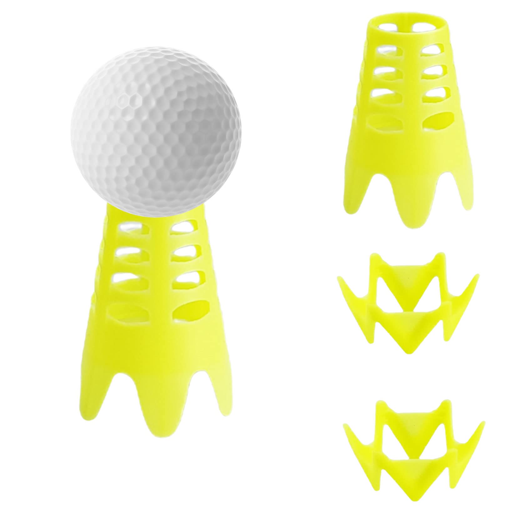 2 x Brand New ZTXPRO Golf Tees in 2 Sizes Yellow Plastic Golf Tees, Pr ...