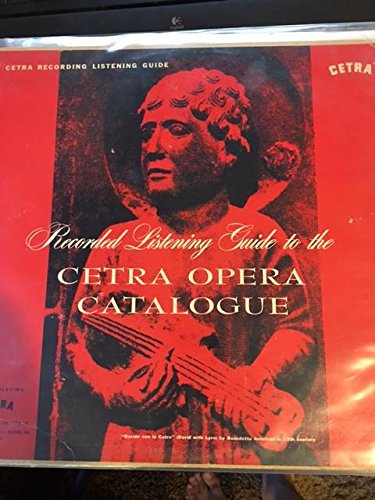 Amazon.com: Recorded Listening Guide To The Cetra Opera Catalogue: CDs ...