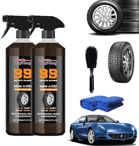 Amazon.com: Eaerec Bronze Bomber, Bronze Bomber Non-Acid Wheel Cleaner ...