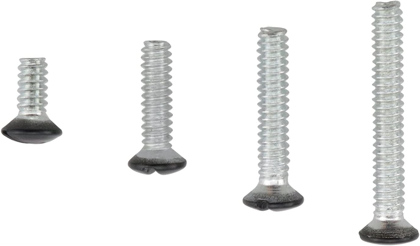 100 Packs Wall Plate Screws, Taezn Outlet Cover Screws 4 Length Sizes 6 ...