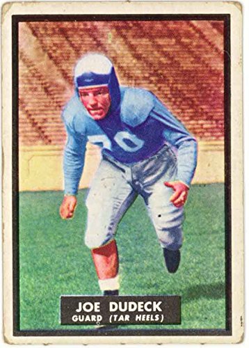 Joe Dudeck (University of North Carolina) 1951 Topps Magic College ...
