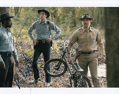 Rob Morgan signed Stranger Things TV Show 8x10 photo w/coa Officer ...