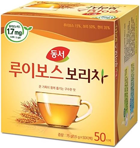 Amazon.com : Dongsuh Roasted Barley Tea, 10g x 30 bags : Green Tea ...