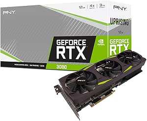 Amazon.com: PNY GeForce RTX™ 3080 12GB Uprising Triple Fan Graphics ...