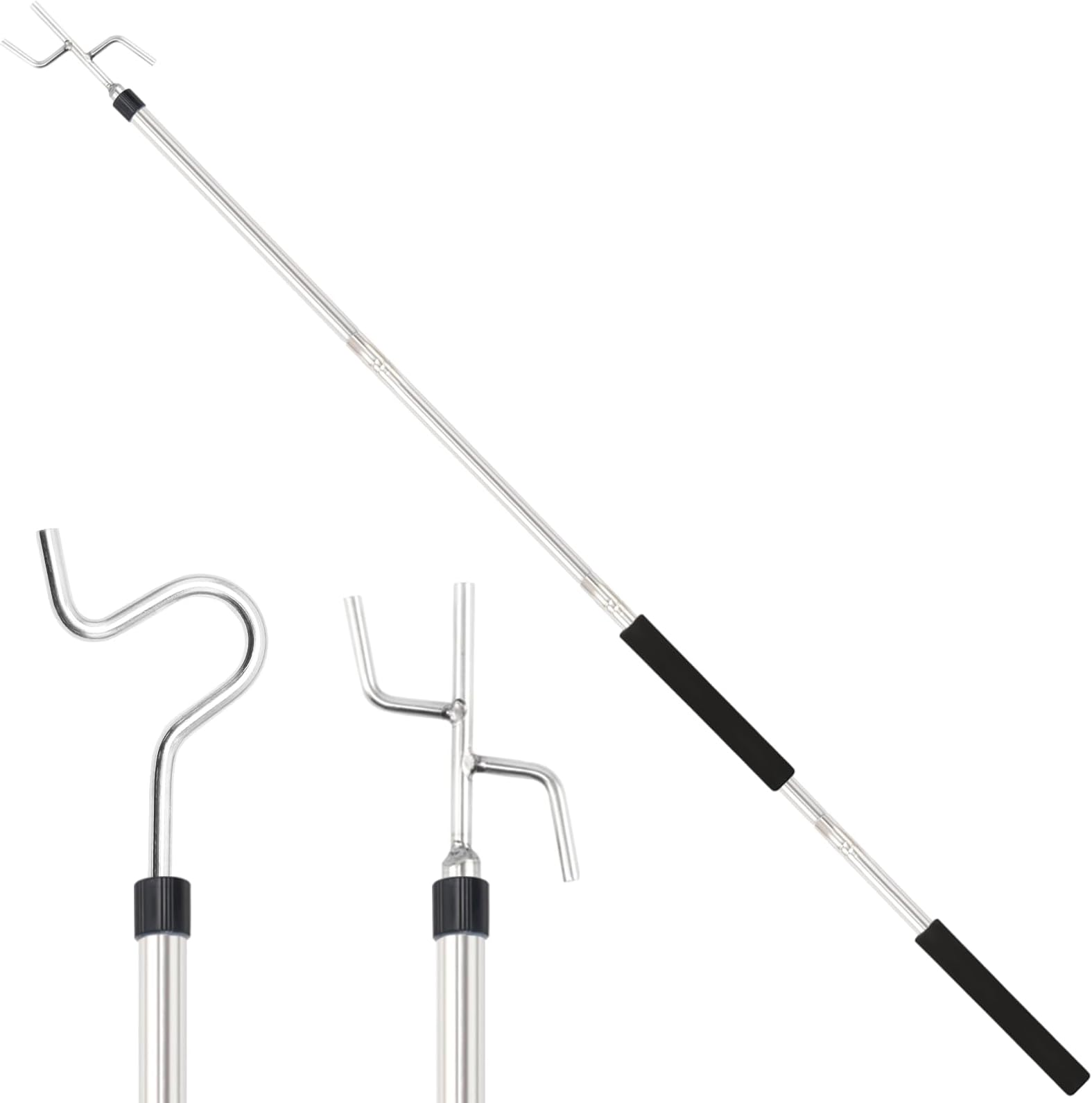 Amazon.com: Frebuta Clothes Hook Pole Heavy Duty,32 to 80Inch High ...