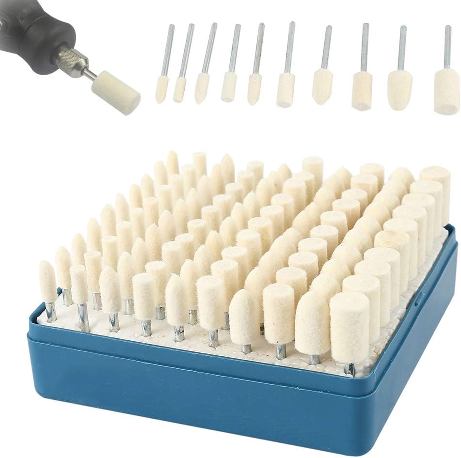 Amazon | Shuiling ポリッシャー用 研磨バフ 100個セット 綿ネル アルミホイール磨き 洗車用 電動ドリル用 研磨ヘッド 車輪/金属/ジュエリー/セラミックス/鏡面 垢取り ...