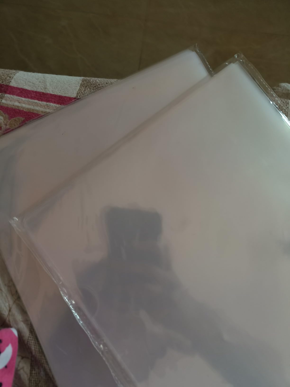 L Folder File A4 Size 20 Set Heavy Duty Transparent Clear Document ...