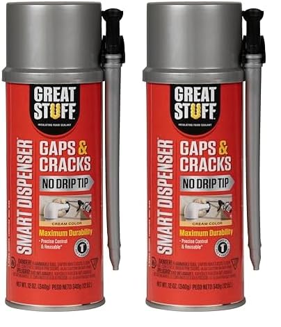 Amazon.com: Great Stuff 99108824 Smart Dispenser Gaps & Cracks, Cream ...