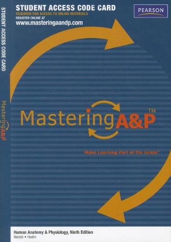 Modified Mastering A&P without Pearson eText - Standalone Access Card ...