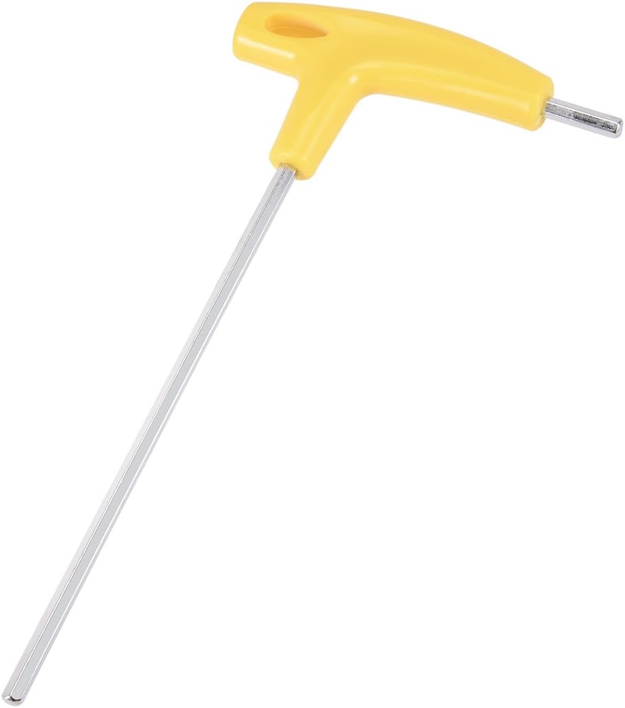 sourcing map 6mm Sliding T-Handle Hex Key Wrench for Fast Spinning, CR ...