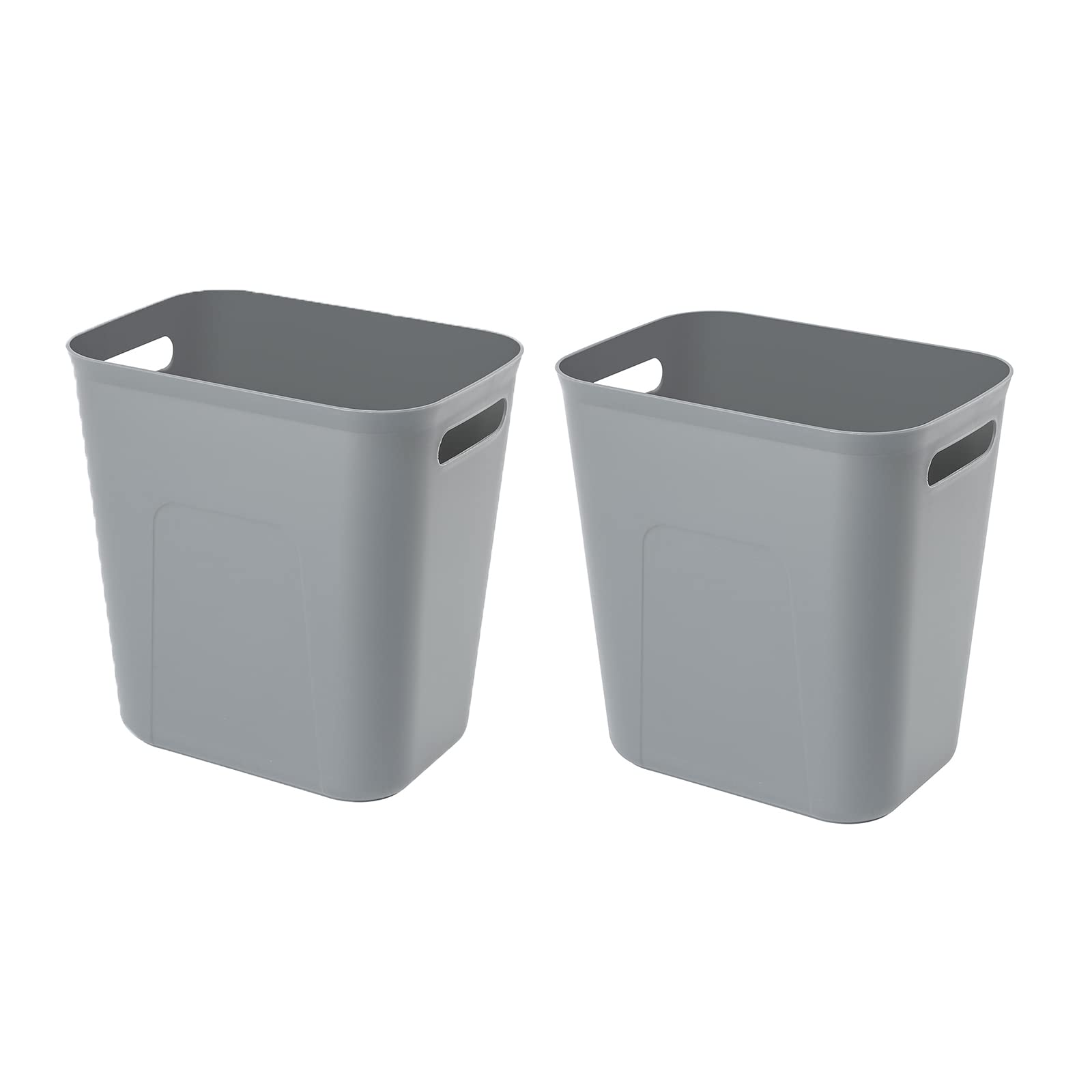 Amazon.com: UUJOLY Plastic Trash Can Wastebasket, Garbage Container ...