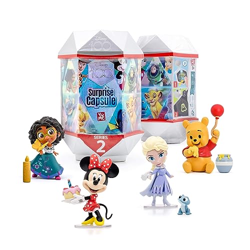 YuMe Official Disney 100 Surprise Mystery Capsules Blind Box with ...