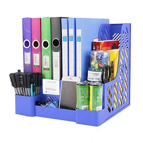Laxvila India 4 Compartment File Rack with Pen Stand Desk File ...