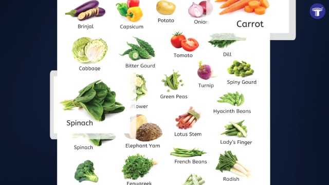 Vegetable Chart For Students Colours Naqsha Educational Chart | Mehta