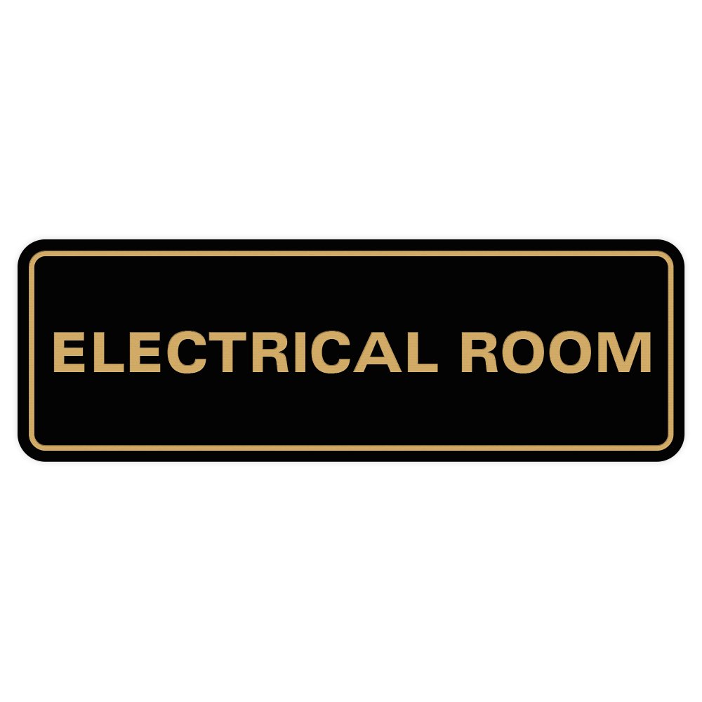 Amazon.com : All Quality Standard Electrical Room Sign - Durable ...