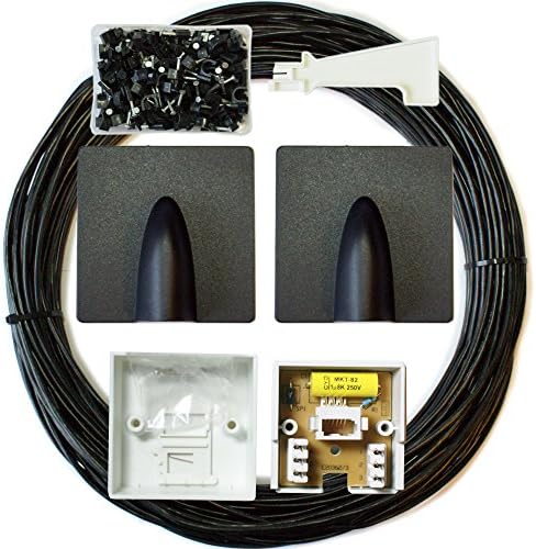 Loops 25M BT Extension Outdoor/External Cable/Lead Kit -Telephone Line ...