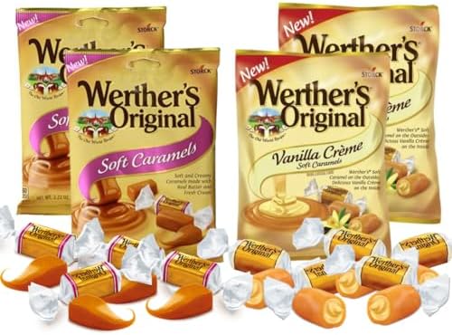 Amazon.com : Werther's Original Soft Caramels Gift - Original & Vanilla ...