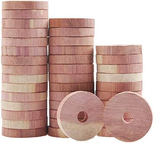 Amazon.com : Potadak 40 Packs Aromatic Cedar Blocks for Clothes Storage ...