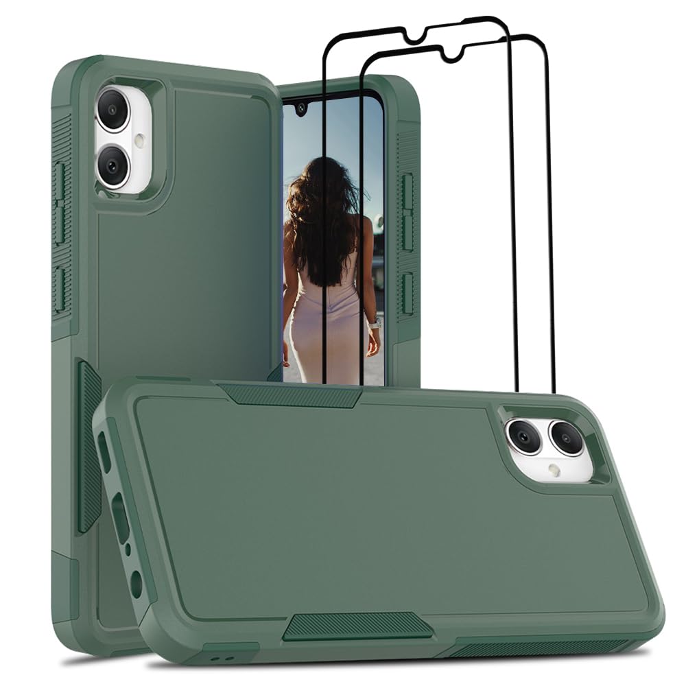 Amazon.com: Jeylly for Galaxy A05 Case with Screen Protector [2Pcs ...