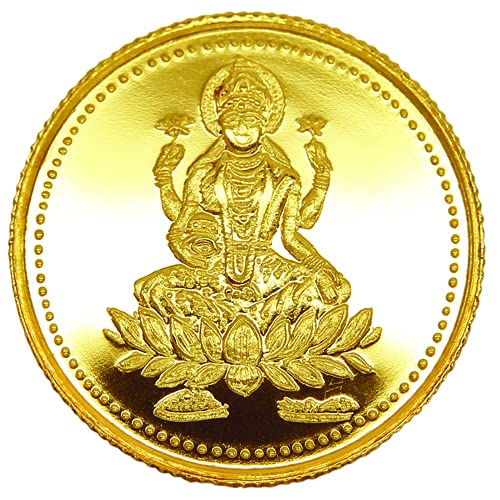 Chemmanur Jewellers, 2 GM Laxmi Gold Coin 22K 916 : Amazon.in: Jewellery