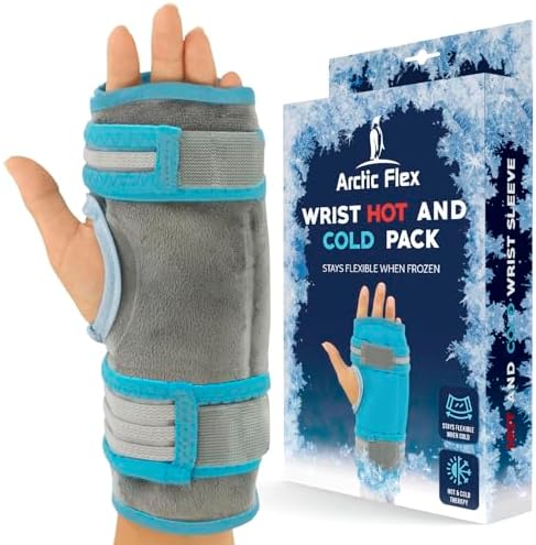 Amazon.com: Arctic Flex Wrist Ice Pack Wrap - Hot & Cold Therapy Brace ...