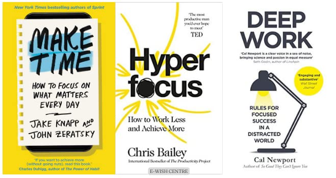 Amazon.in: Buy MAKE TIME, HYPER FOCUS, DEEP WORK [3 BEST TIME ...