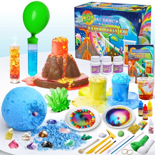 UNGLINGA 50+ Science Lab Experiments Kit for Kids, STEM Activities ...