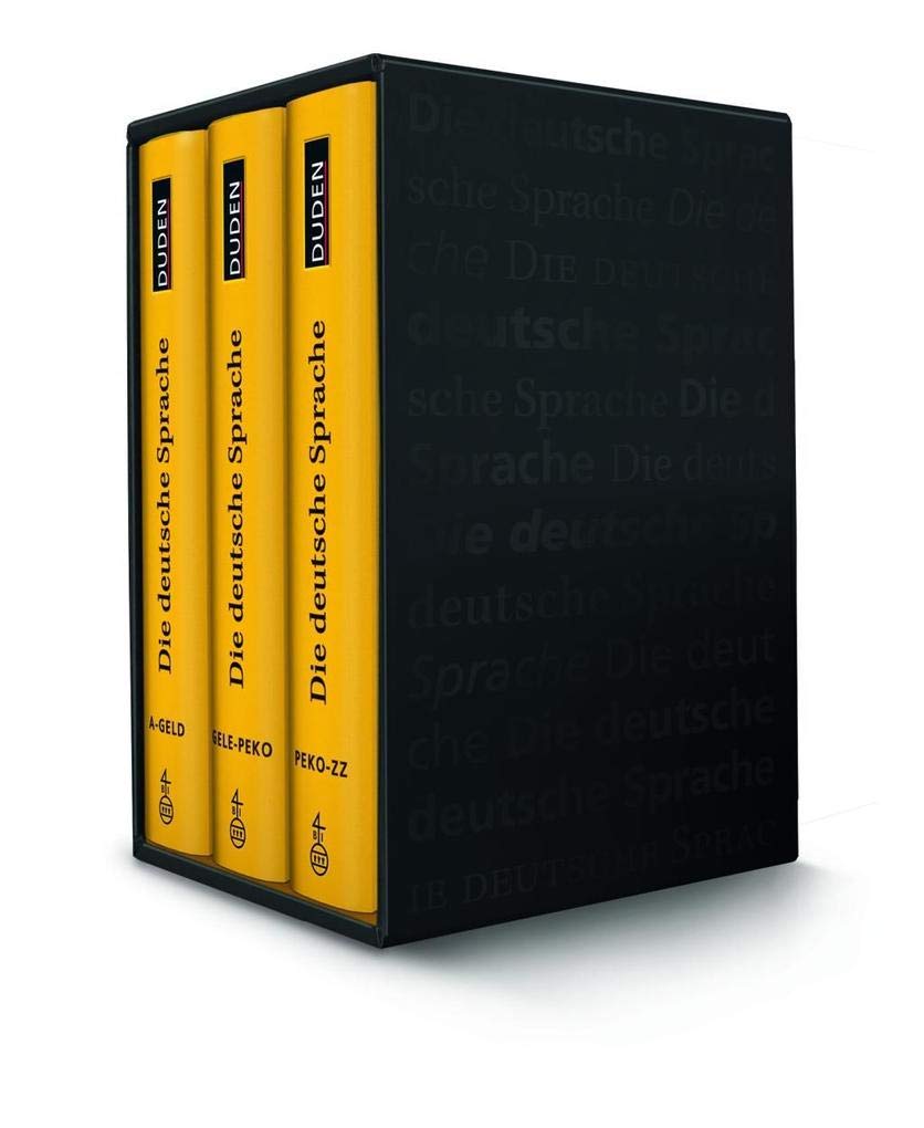 Amazon.com: Duden - Die deutsche Sprache. Wörterbuch in drei Bänden ...